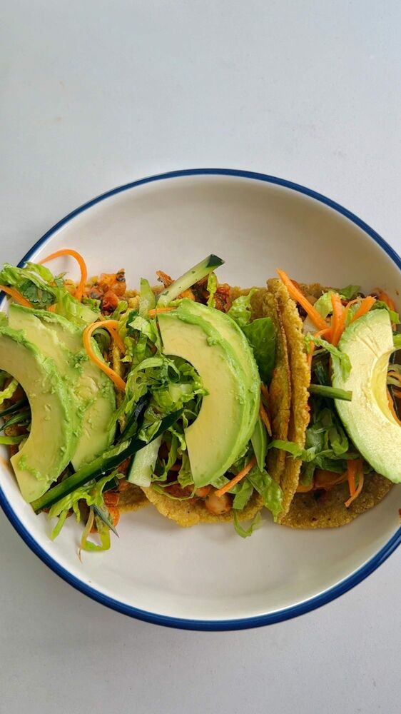 Channa Tacos with a Plantain Taco Shell Recipe | The Feedfeed