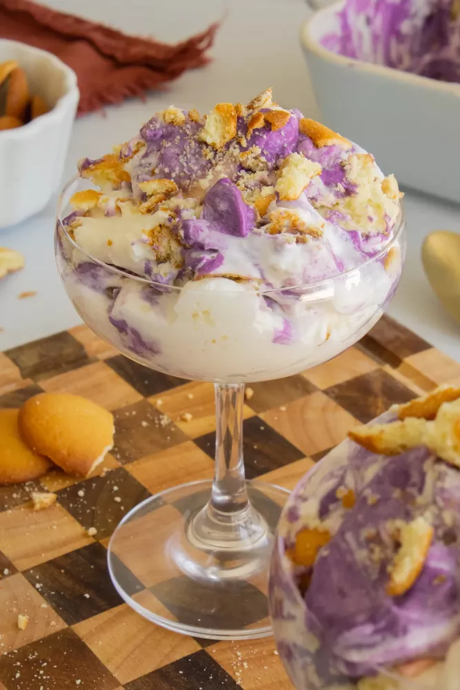 Ube Banana Pudding Recipe | The Feedfeed
