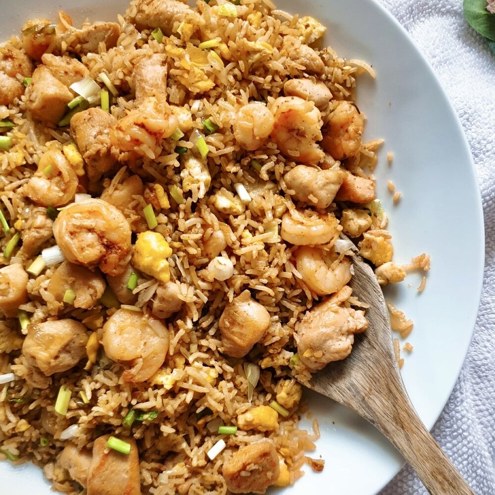 Shrimp and Chicken Fried Rice (EASY Homemade Recipe!) Recipe | The Feedfeed