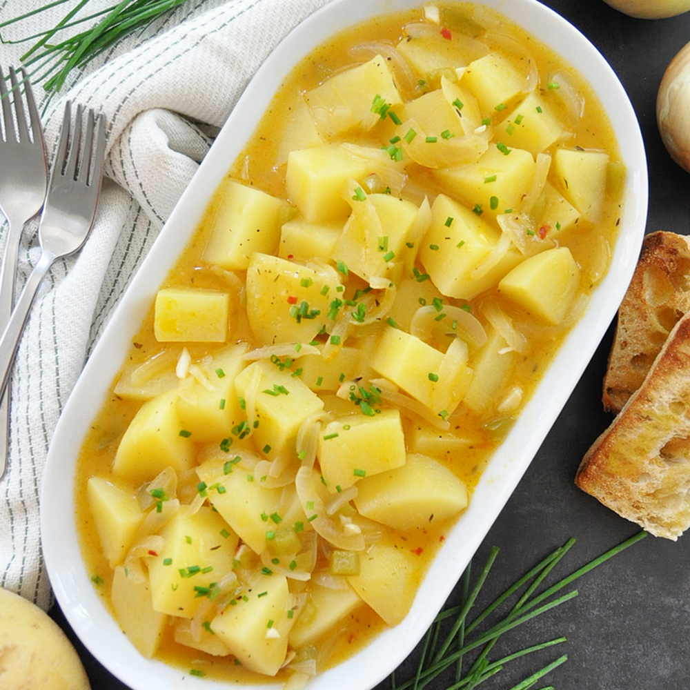 Poor Man’s Potatoes in Onion Sauce | Classic Recipe from Spain Recipe ...