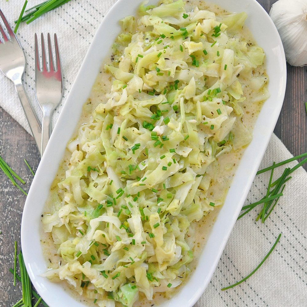 Creamy GARLIC Cabbage | Possibly the BEST Cabbage Recipe Recipe | The ...