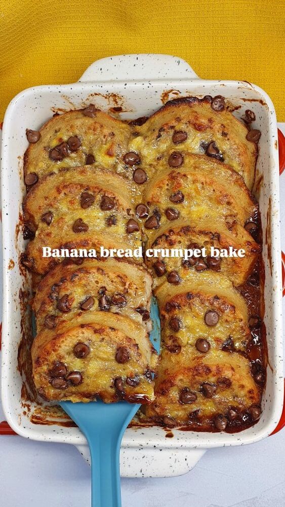 Banana Bread Crumpet Bake Recipe | The Feedfeed