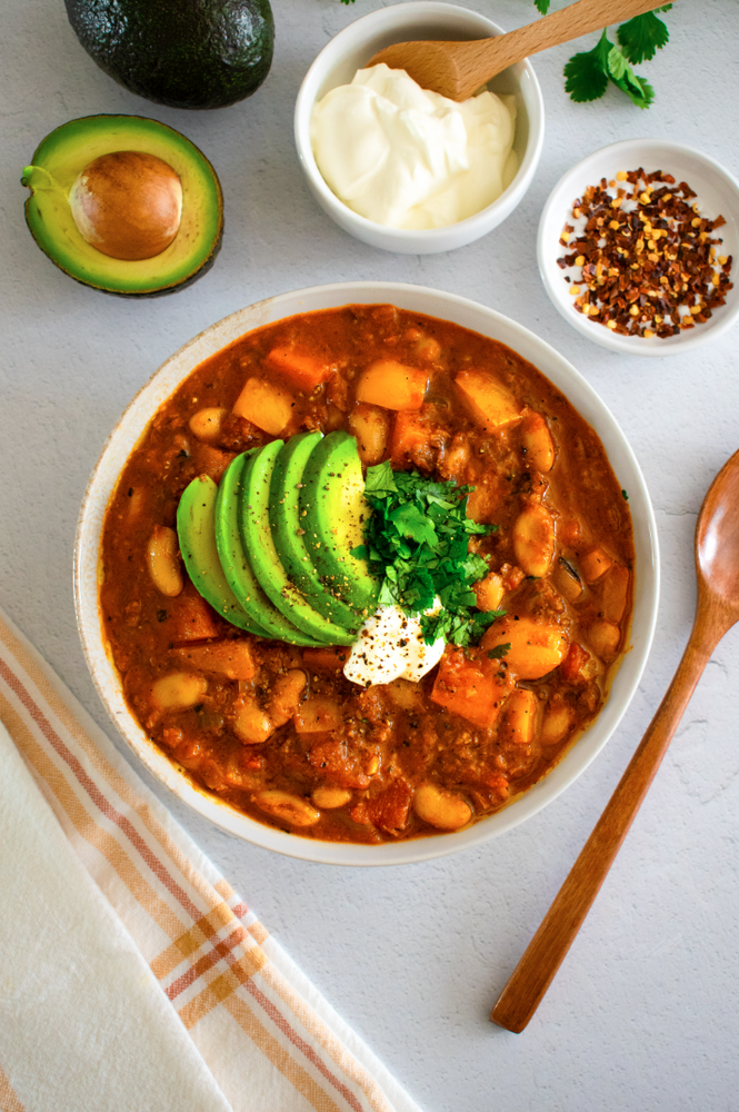 Smoky Sweet Potato Chorizo Chili Recipe | The Feedfeed