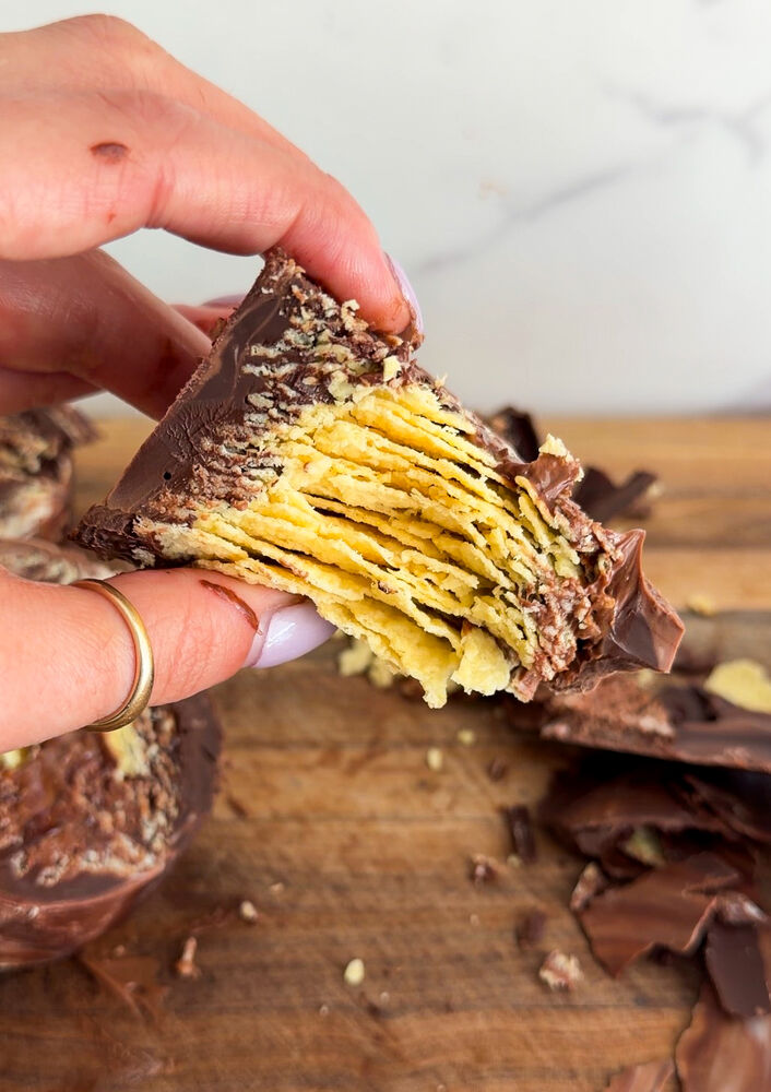 Chocolate Covered Pringles Recipe | The Feedfeed