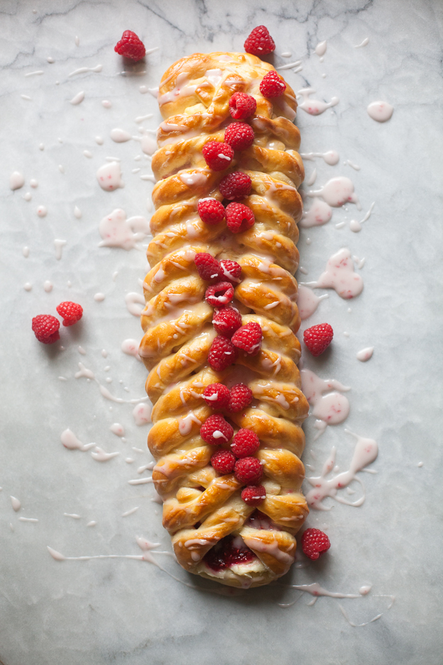 Raspberry Brioche Braid by Zoe Francois , | The Feedfeed