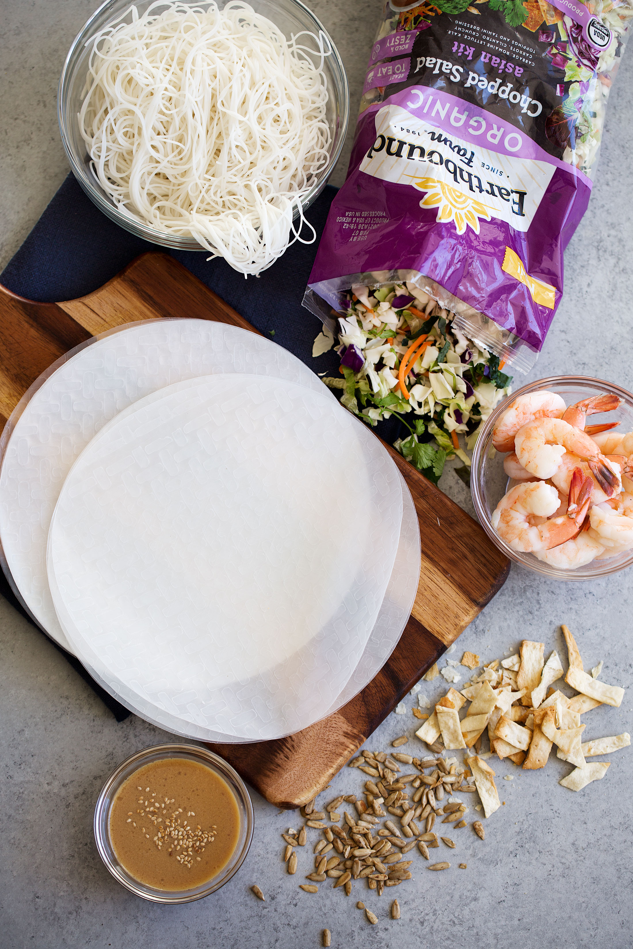 Fresh Asian Chopped Salad Shrimp Spring Rolls by thefeedfeed, | The ...