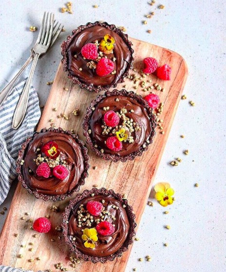 Chocolate Avocado Tarts Recipe | The Feedfeed