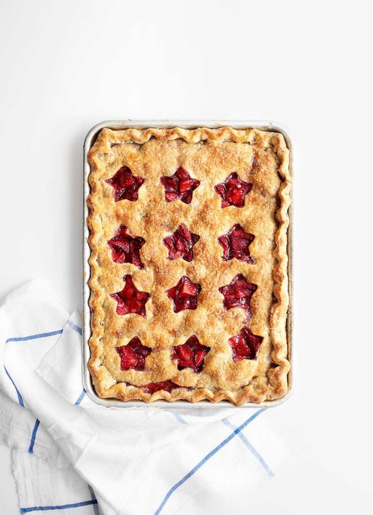 Strawberry Slab Pie Recipe | The Feedfeed