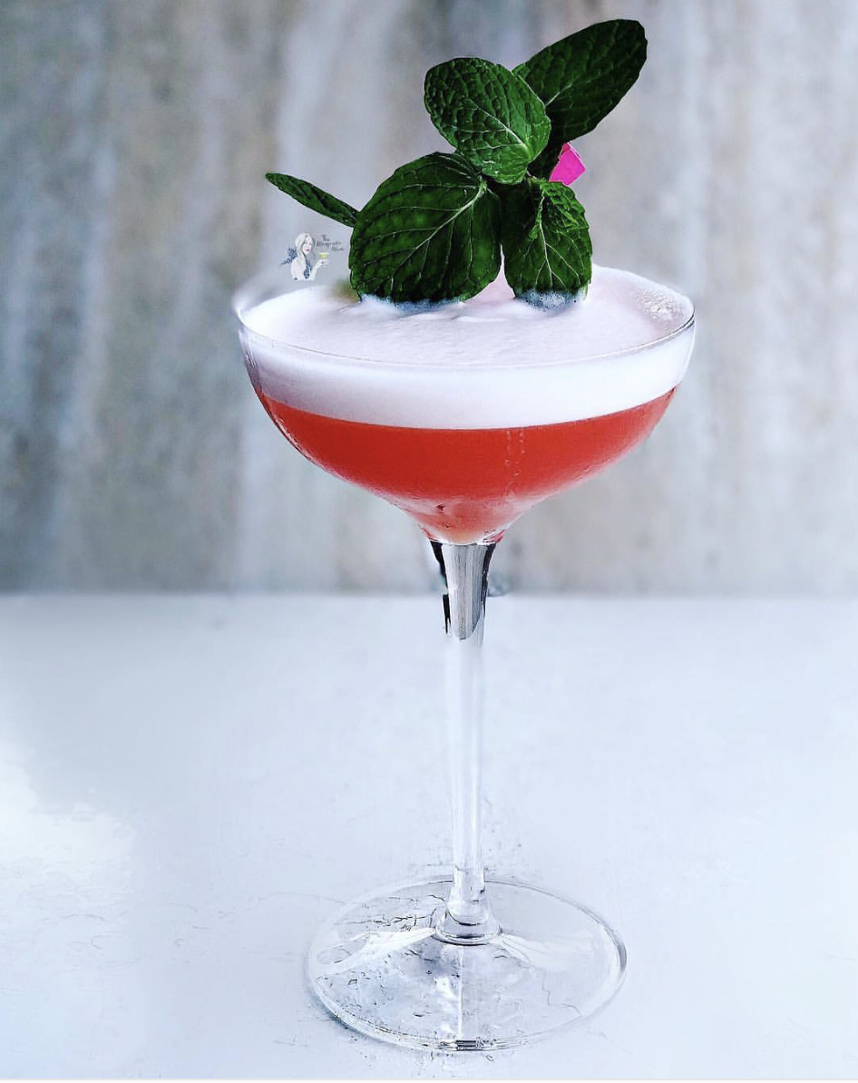 Chili-Coconut Tequila Cocktail with Strawberry Syrup Recipe | The Feedfeed