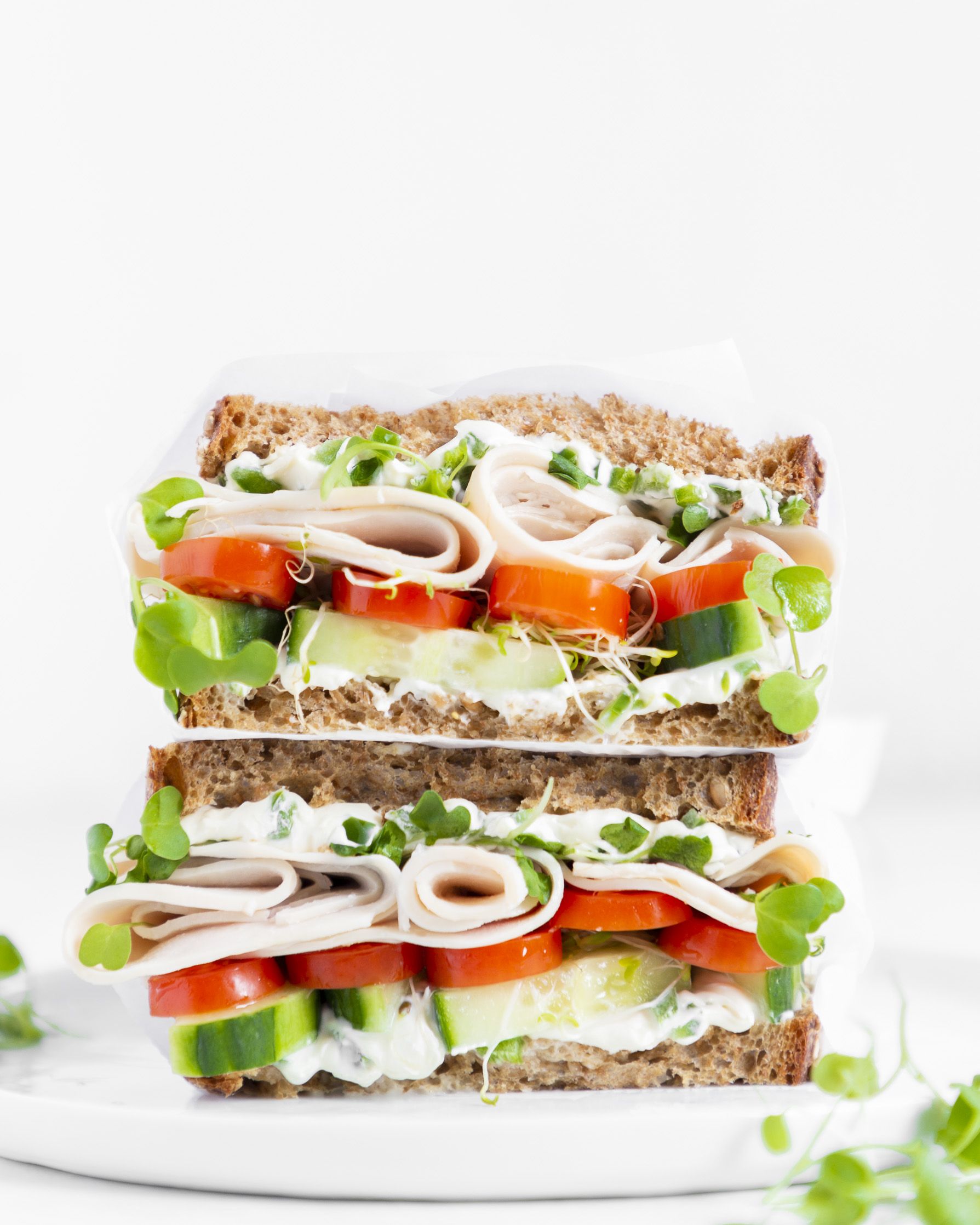 Turkey Sandwich With Jalape o Cream Cheese Recipe The Feedfeed