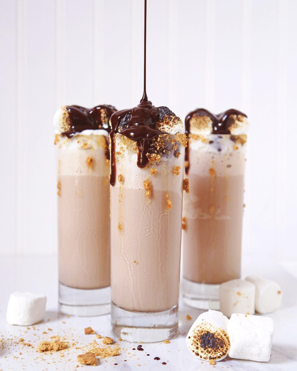S’mores Milkshake with Irish Cream Recipe | The Feedfeed