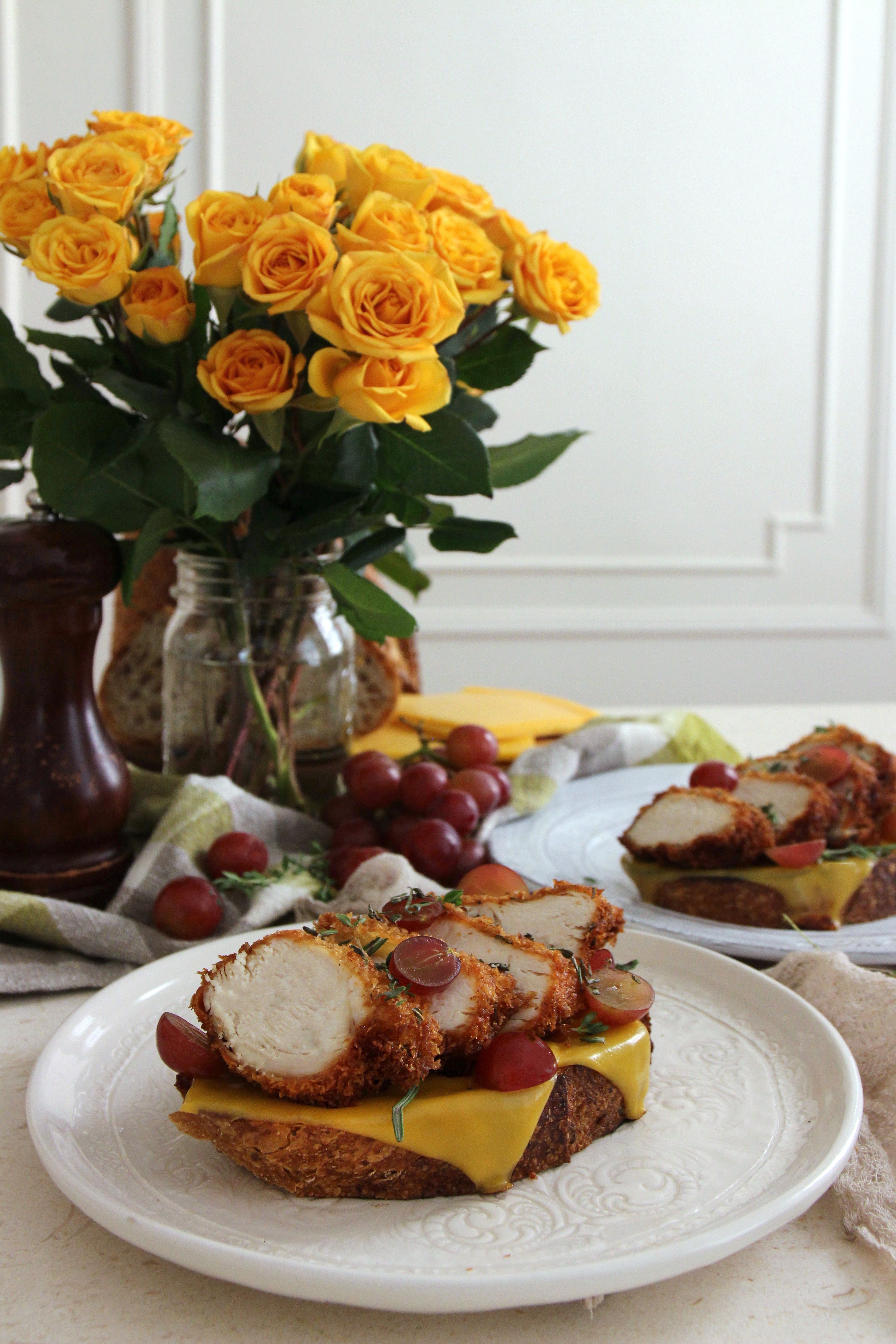 Fried Chicken Open-Faced Sandwich Recipe | The Feedfeed