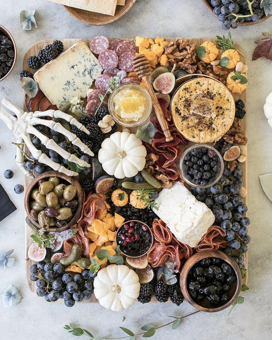 Spooky Meat and Cheese Board Recipe | The Feedfeed