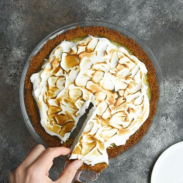 Key Lime Pie With Meringue Topping Recipe | The Feedfeed